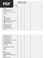 FCU Checklist | PDF | Hvac | Duct (Flow)