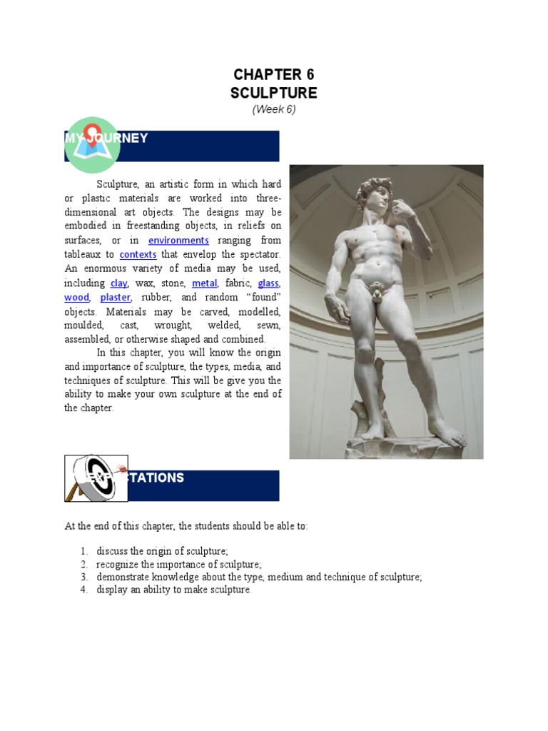 Chapter 6 Sculpture | PDF | Sculpture | Wood Carving