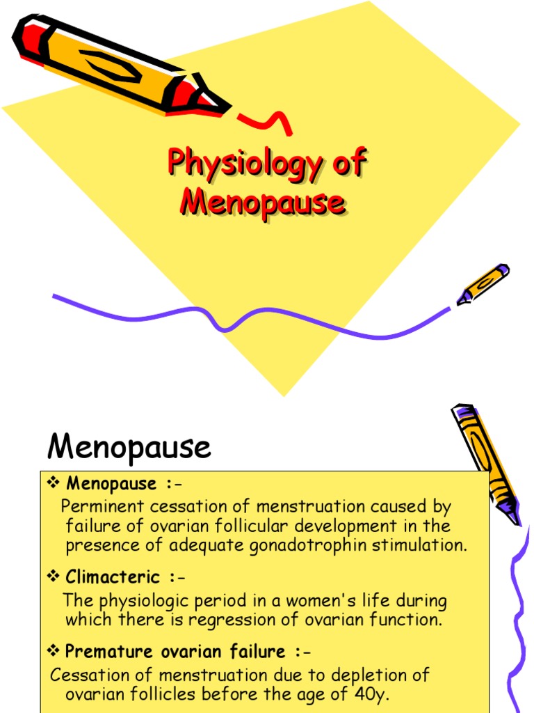 Physiology of Menopause | PDF | Menopause | Menstrual Cycle