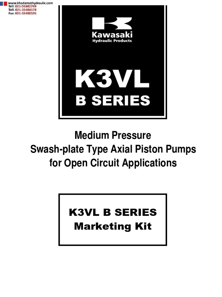 KPM K3VL B Series Marketing Kit | PDF | Valve | Pump