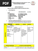 Iii-Formato-Plan de Clase - 2025-2 | PDF | Comunicación | Enseñando