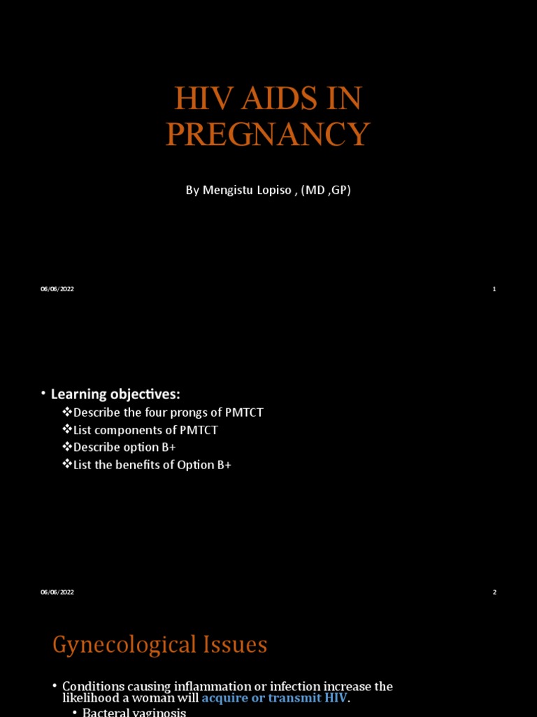 5 Hiv Aids in Pregnancy | PDF | Management Of Hiv/Aids | Hiv/Aids