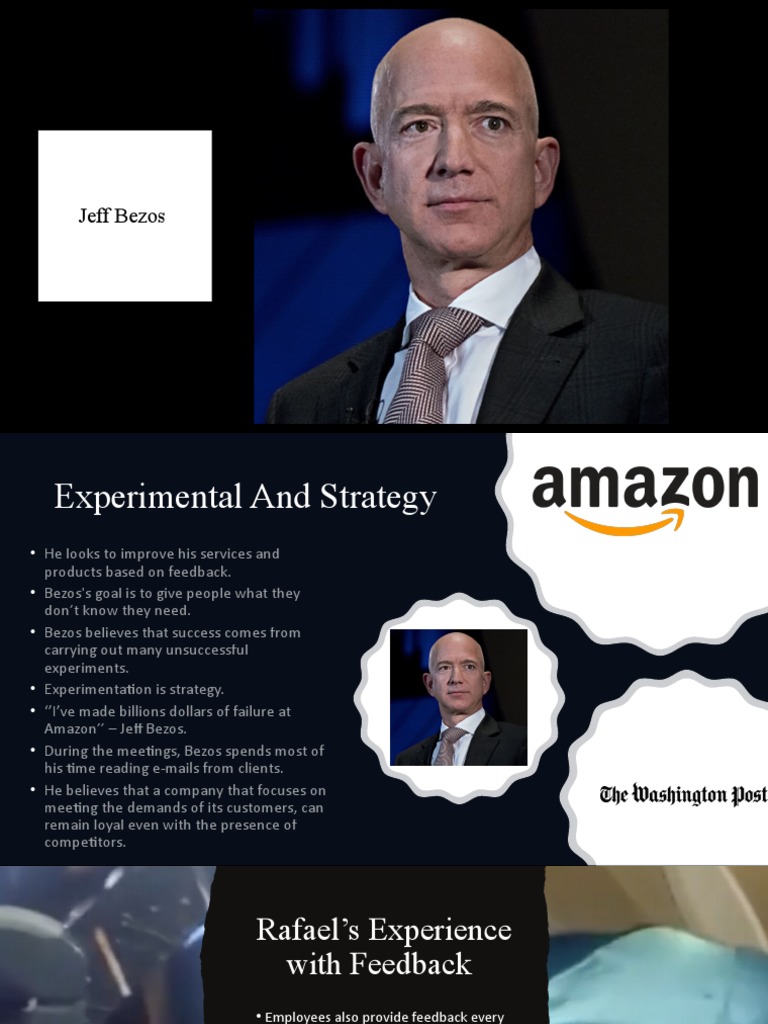 Jeff Bezos - Presentation | PDF | Economies | Public Sphere