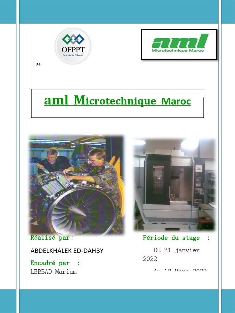 Aml M: Icrotechnique Maroc | PDF | Usinage | Application