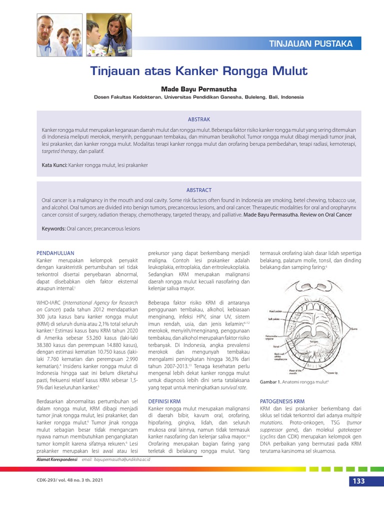 Kanker dan Tumor Rongga Mulut | PDF