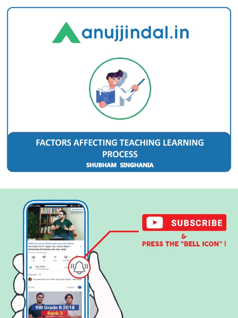 Factors Affecting Teaching Learning Process PDF | PDF