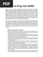 Tommi Femrite - 12 Types of Intercessors | PDF | Intercession | Prayer