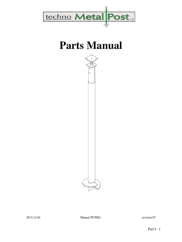 Helix Parts Manual 2013 Edition | PDF | Screw | Tools