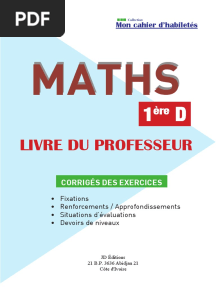 Documents et PDF Enseignement des mathématiques | Scribd