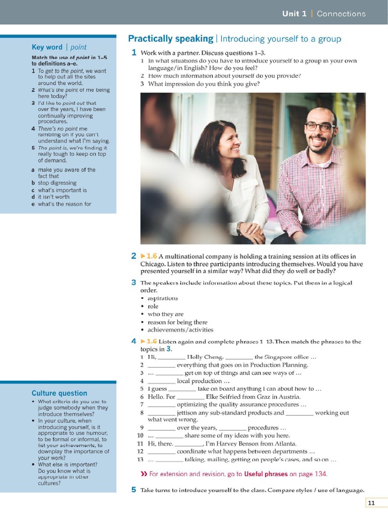 Business English Advanced - Introducing Yourself | PDF