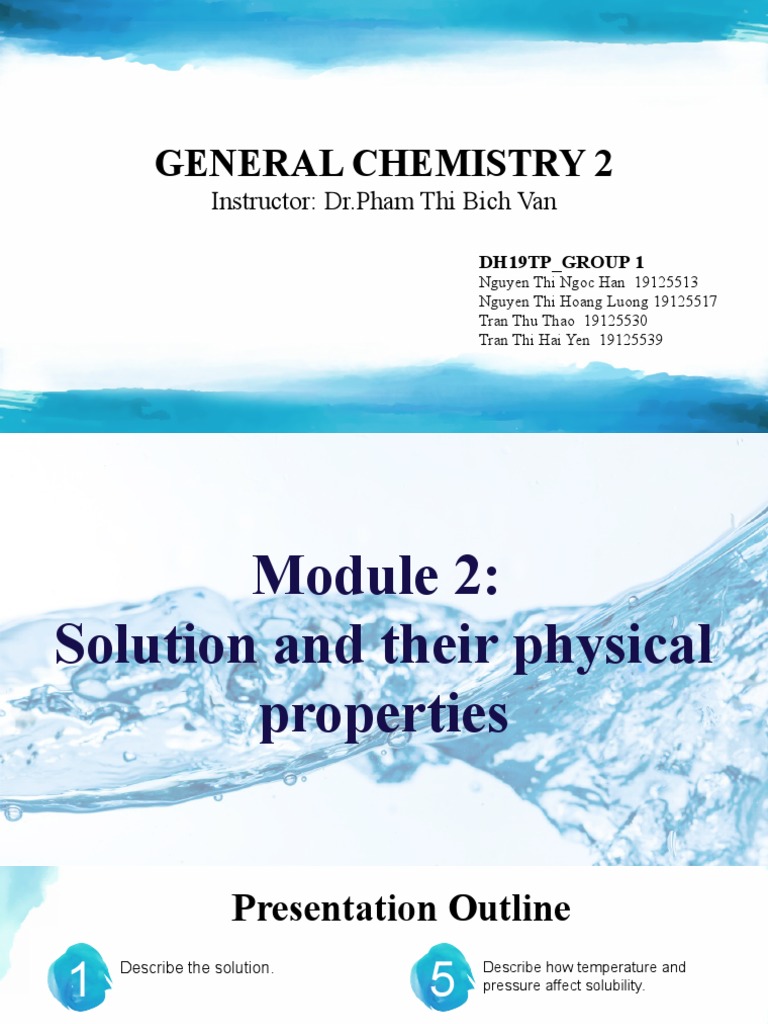 Chemistry Solutions Guide | PDF | Solvation | Solubility