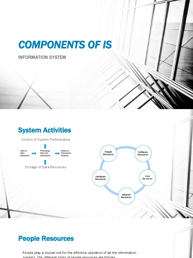 Components of Is: Information System | PDF | Computer Network ...