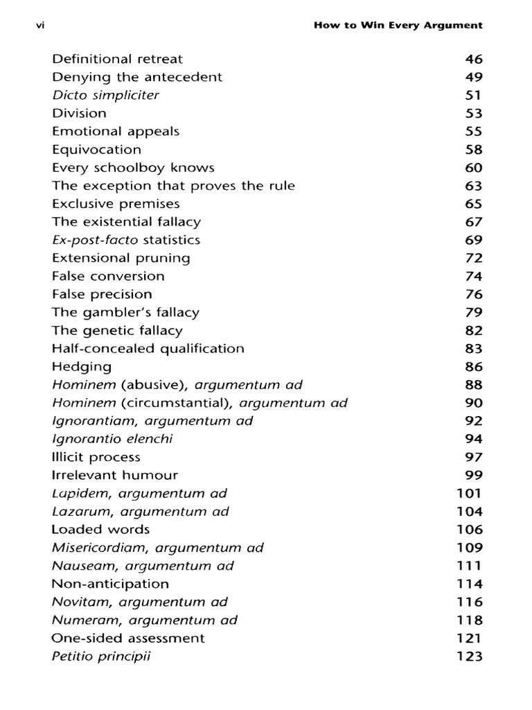 How To Win Every Argument (PDFDrive) - 10-12 | PDF | Fallacy | Logic
