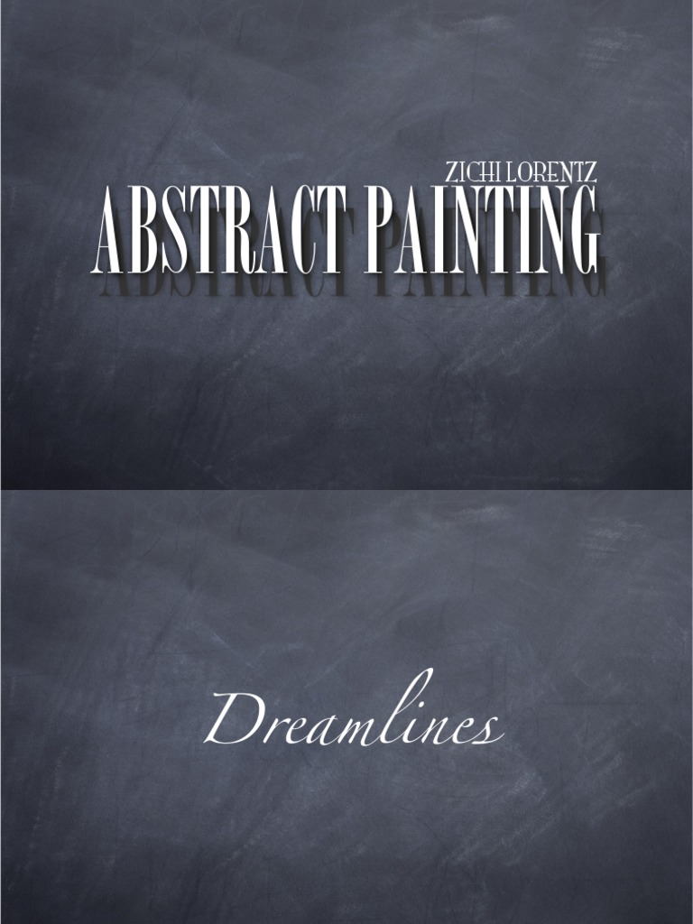 Abstract Painting | PDF | Plastic Arts | The Arts