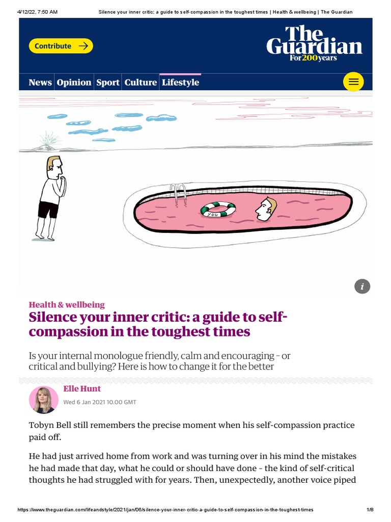 Self-Compassion Guide: Silence Inner Critic | PDF | Compassion ...