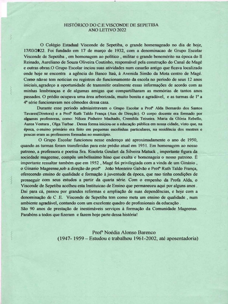 Historia Visconde | PDF