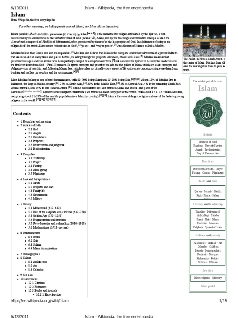 Islamic Knowledge | PDF | Sunni Islam | Jihad