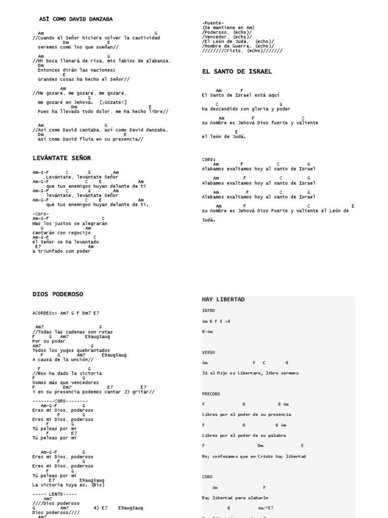 Así Como David Danzaba | PDF