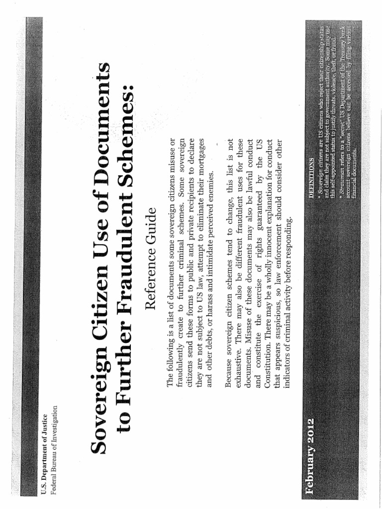 Sovereign Citizen | PDF