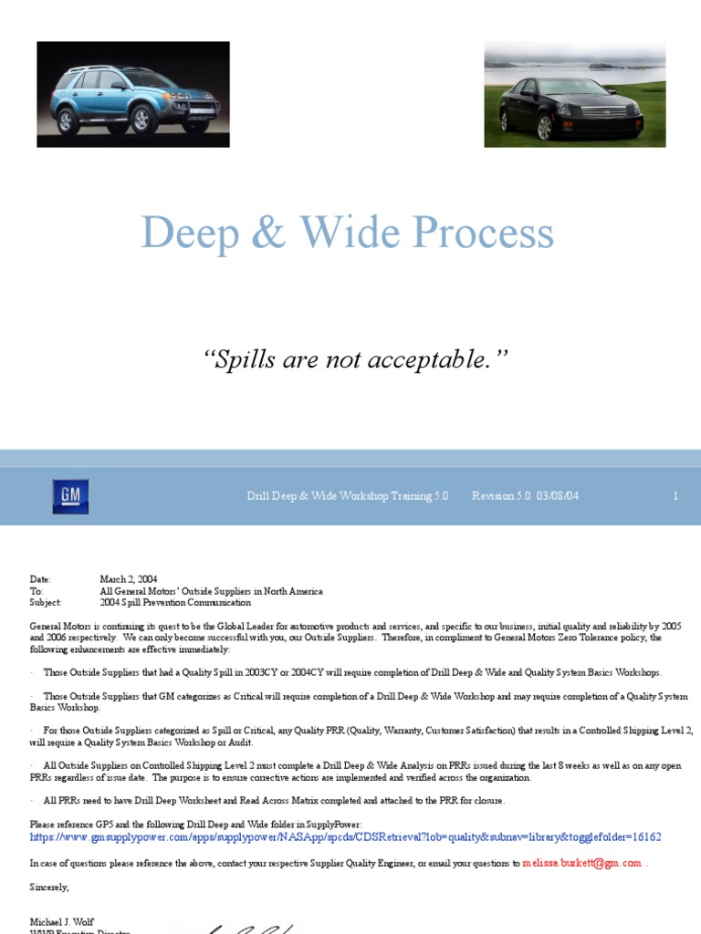 Drill Deep & Wide Workshop Training 6.0 | Download Free PDF | General ...