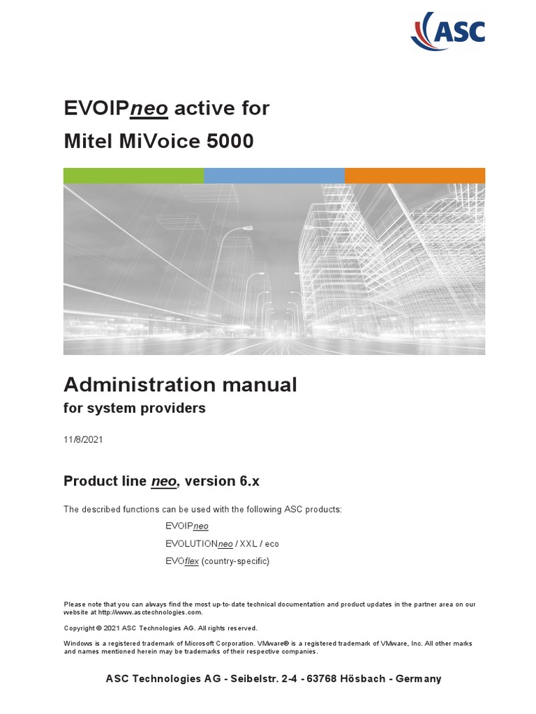 EVOIPneo Active For Mitel MiVoice 5000 SP Us | PDF | Public Key ...