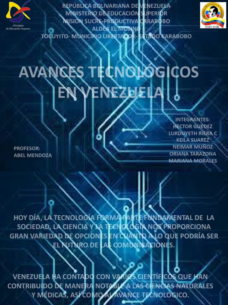 Avances Tecnologicos en Venezuela | PDF | Venezuela