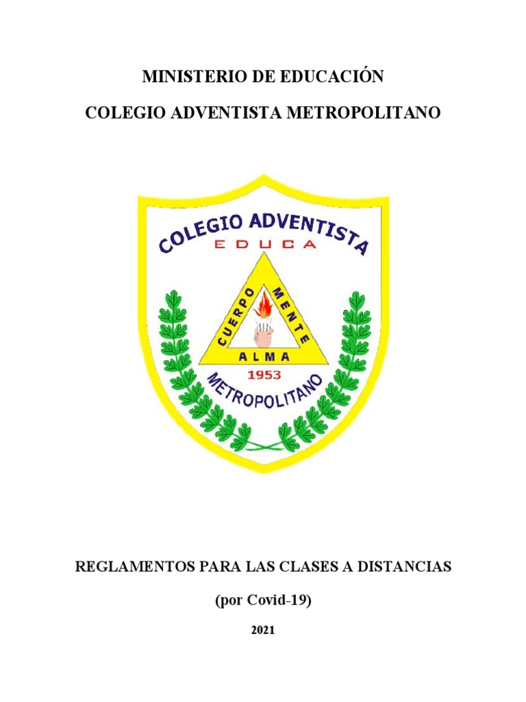 Reglamento Clases Virtuales 2021 | PDF | Educación a distancia ...