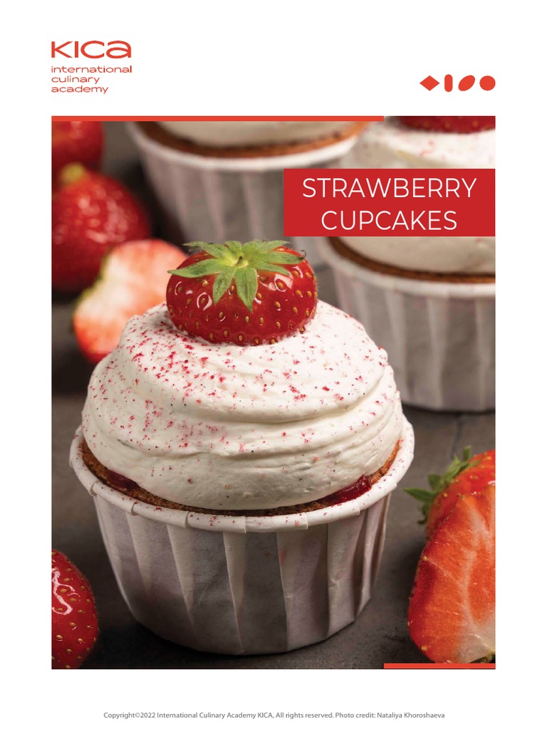 Strawberry Cupcakes Recipe PDF | PDF | Fruit Preserves | Cupcake