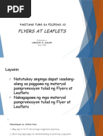 Filipino 12 Flyers at Leaflets | PDF