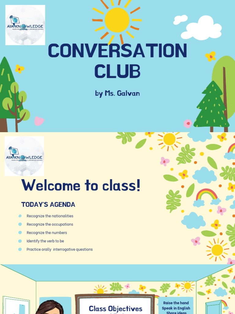 Conversation Club | PDF