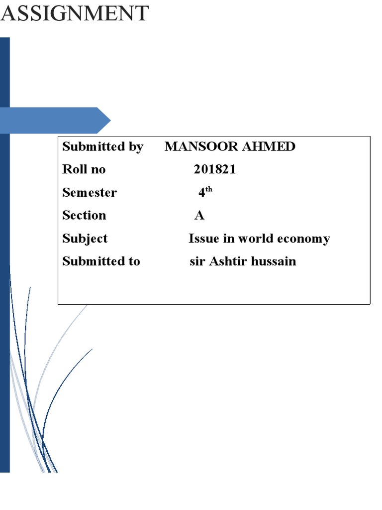 Ihtisham Assignment | PDF | Robert Mc Namara | Panama