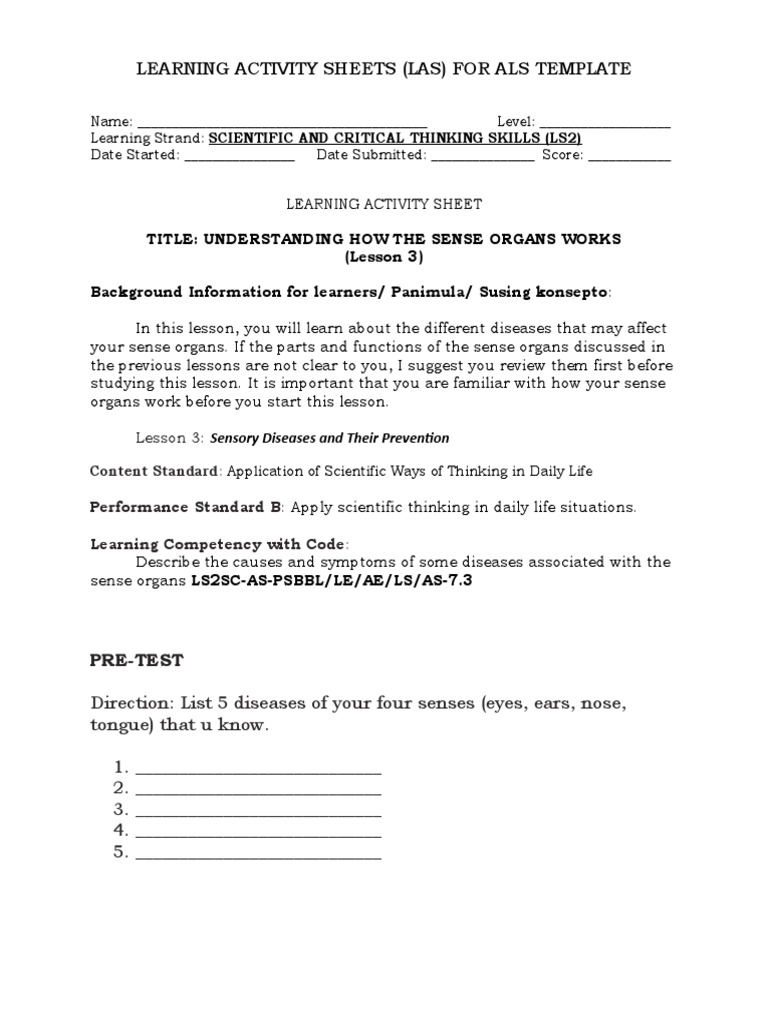 LS2 ALS Understanding-How-Your-Sense-Organs-Works-causes-and-symptoms ...