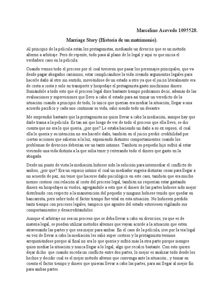 Marriage History 1095528 | PDF | Mediación