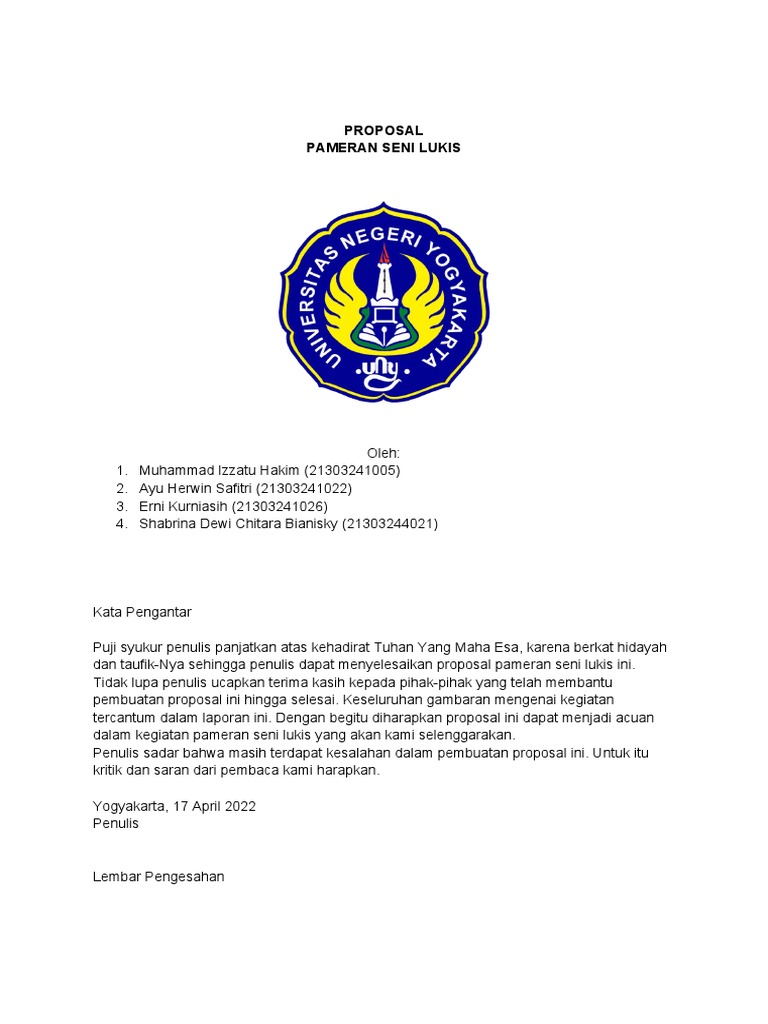 Proposal B.indo | PDF | Seni