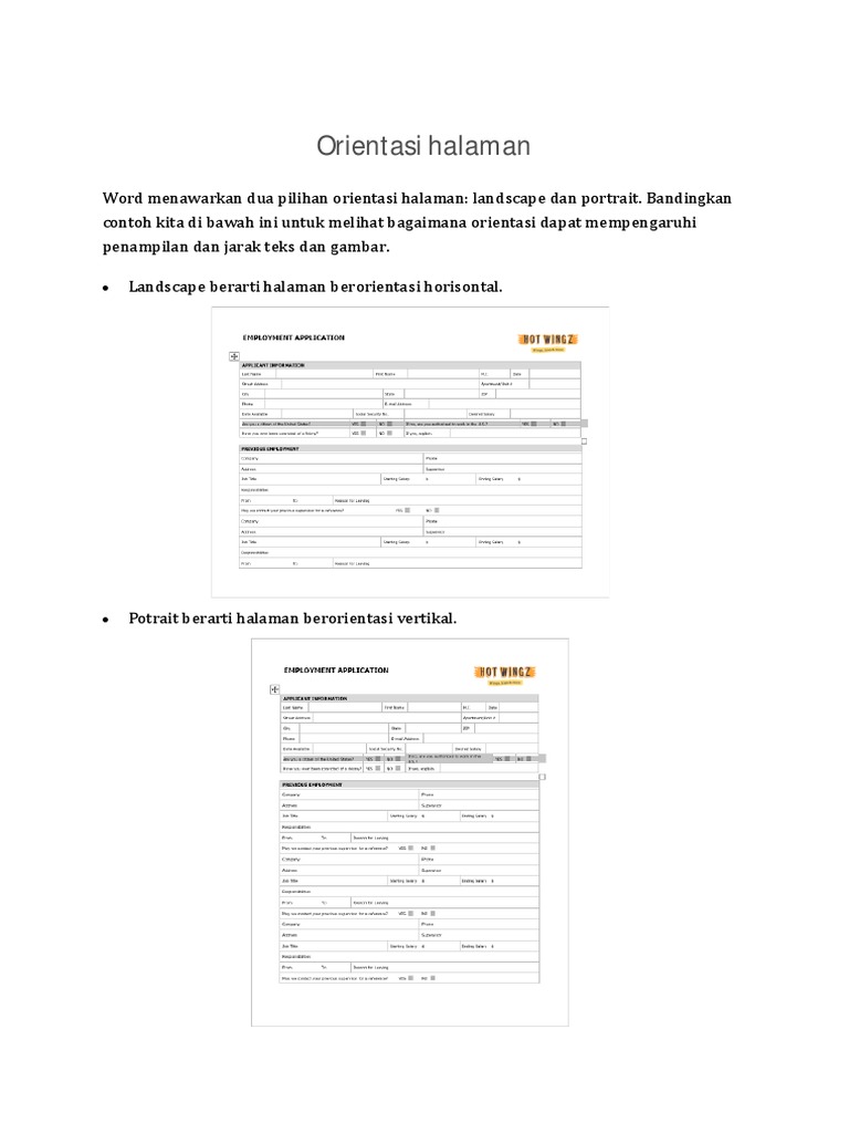 3 - Menu Page Setup | PDF