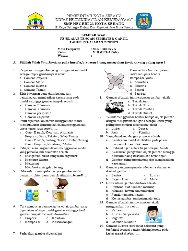 Latihan Soal PTS SBD Kelas 8 | PDF