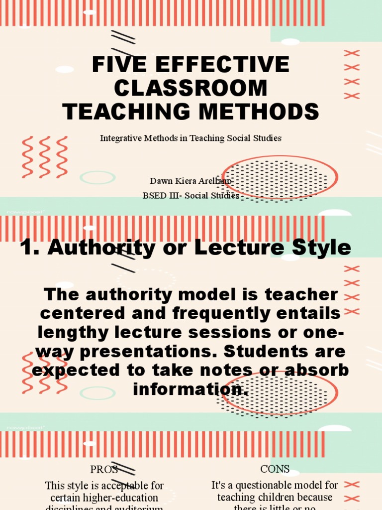 IMTSS Teaching Styles Dawn Arellano | PDF | Teachers | Teaching Method