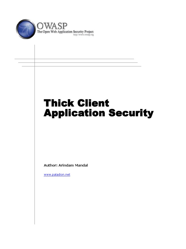Thick Client Application Security | PDF | Password | Databases