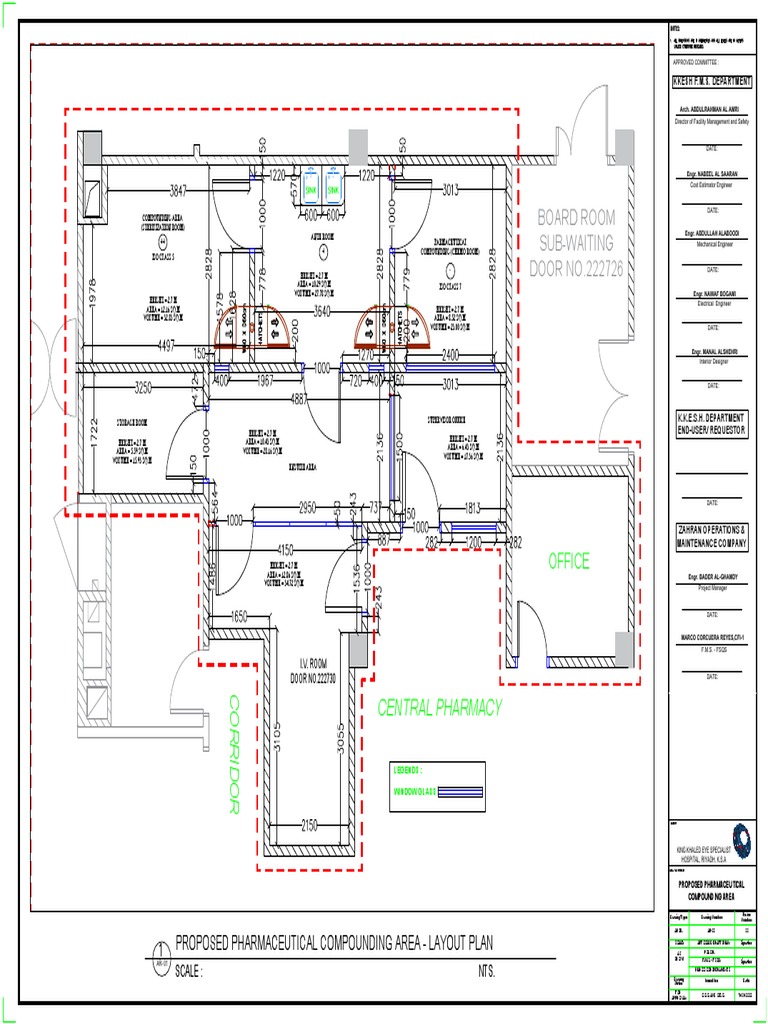Proposed Layout and Design for a Pharmaceutical Compounding Area at ...