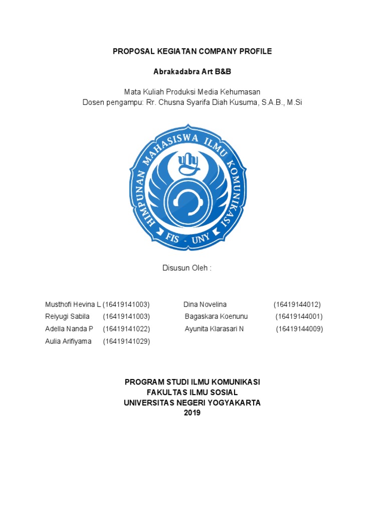 Proposal Company Profile Abrakadabra Art BnB | PDF | Karier ...