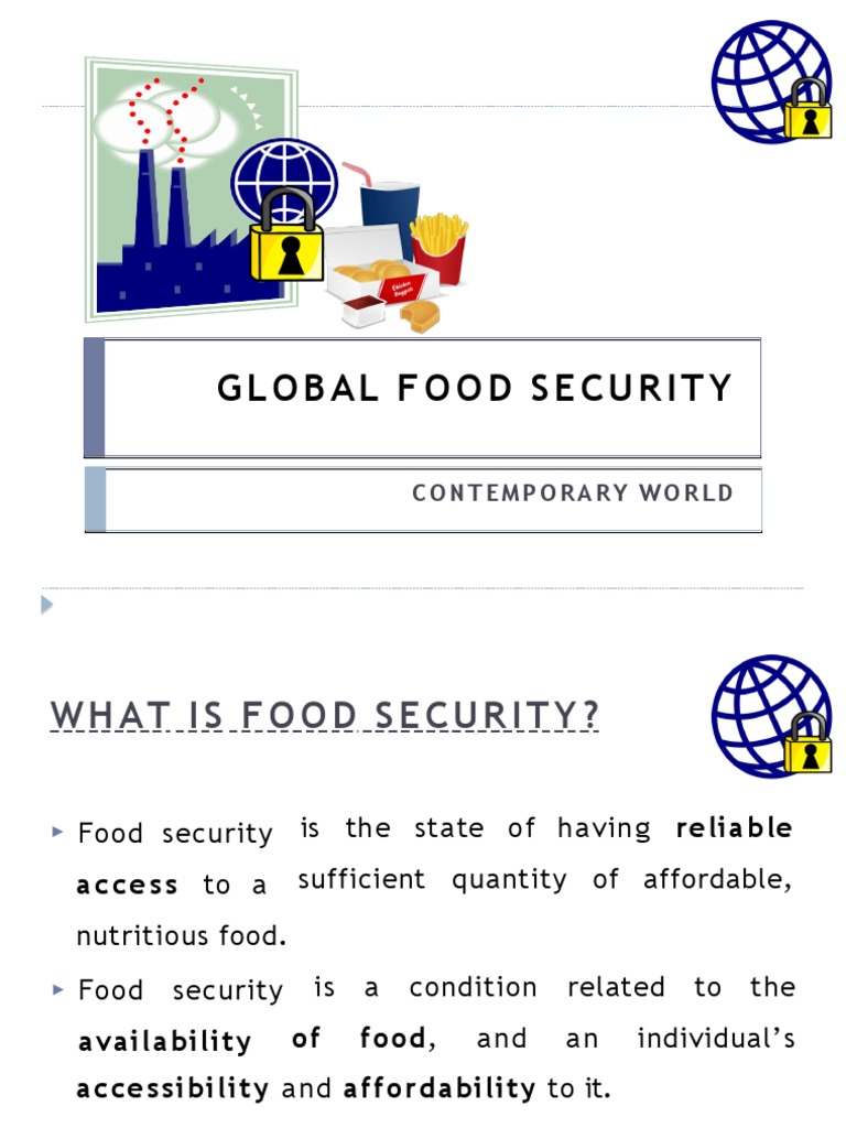 Global Food Security Explained | PDF | Food Security | Agriculture