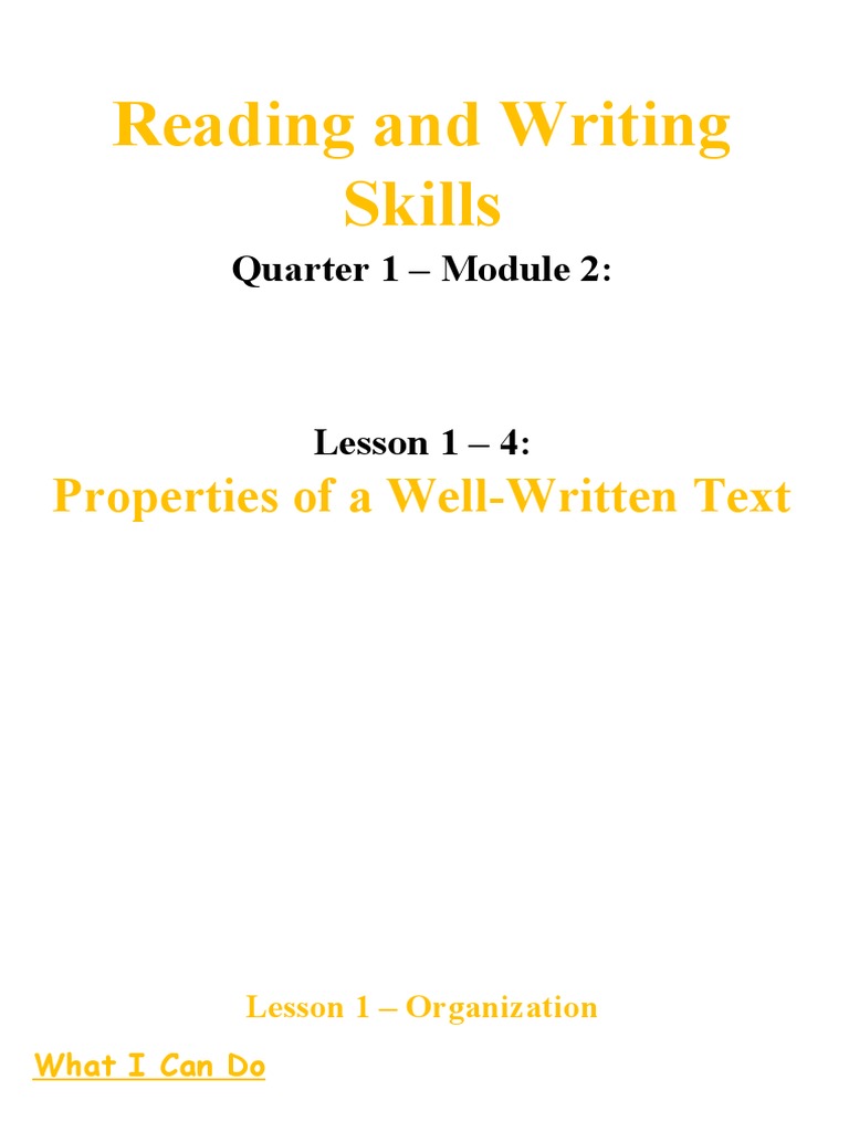 Well-Written Text Properties Guide | PDF | Happiness | Memory