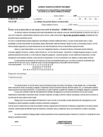 Consimtamant Informat Pacienti Model | PDF