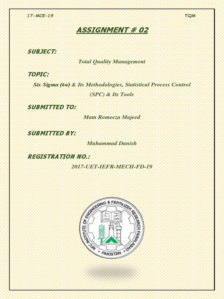 Six Sigma & SPC Tools | PDF | Six Sigma | Standard Deviation