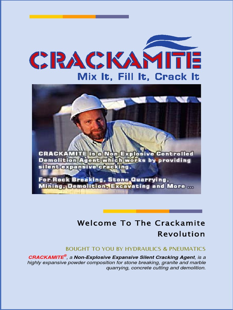 Crackamite Usage Manual | PDF | Fracture | Concrete