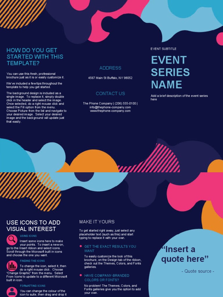 How Do You Get Started With This Template | PDF | Icon (Computing ...