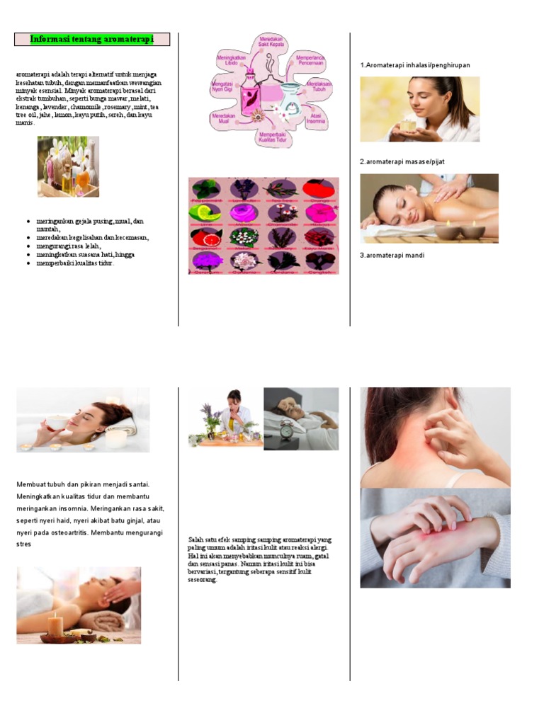 Leaflet Aromaterapi | PDF