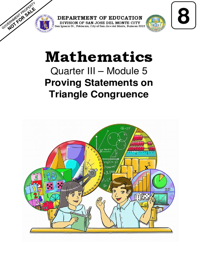 MATH 8 Q3 MODULE 5 22p | PDF | Perpendicular | Triangle