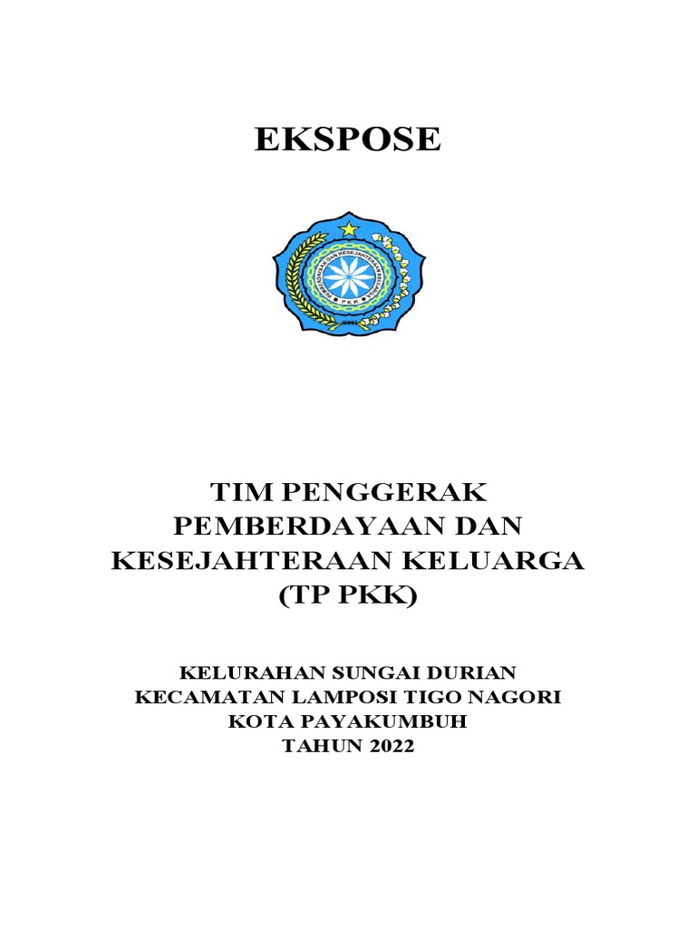 Ekspose Ketua PKK | PDF