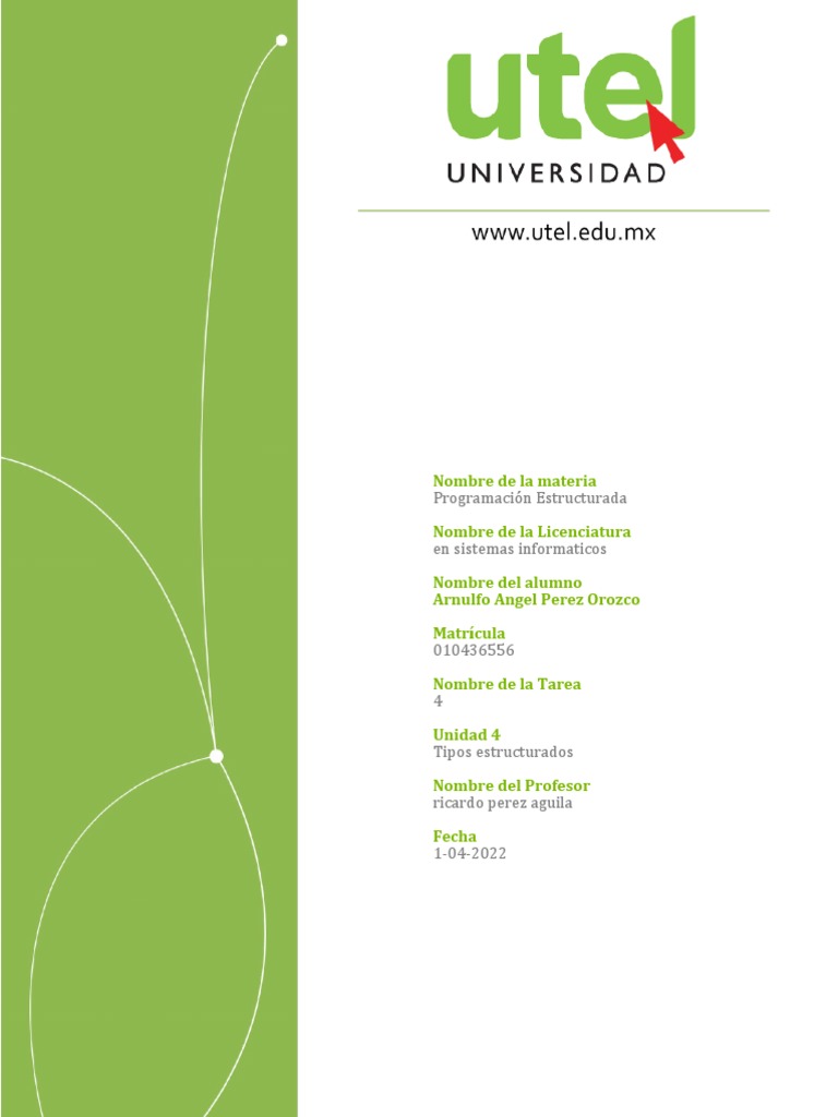 Actividad 6 Programación Estructurada Pdf C Sharp Lenguaje De Programación Estructura De